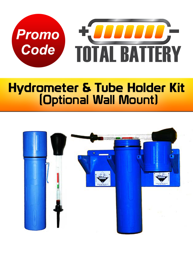 New Hydrometer, Tube Holder & Wall Mount | TOTAL BATTERY BLOG
